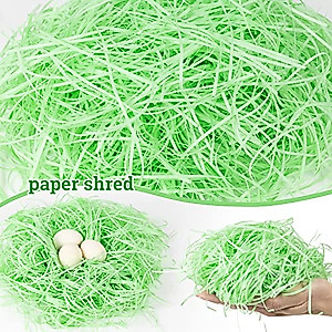 Easter Grass, Easter Grass Basket Filler, Suitable for Easter Party Decoration, Gift Wrapping, Easter Basket Filler