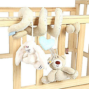 Yosoo Health Gear Comfortable Spiral Wrap Around Toy, Stuffed Toys Plush Soft Toys for Kids Car Seat