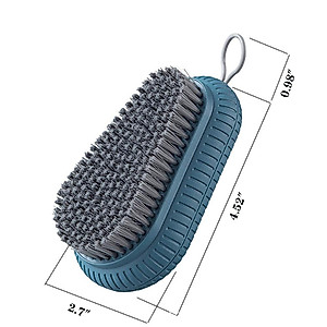 Scrub Brush, Quality Soft Laundry Clothes Shoes Scrubbing Brush, Easy to Grip Household Cleaning Brushes