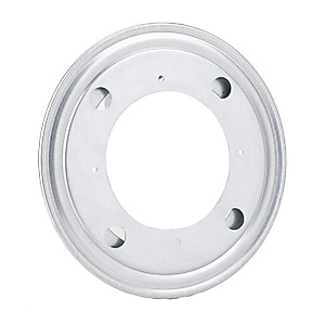 Rotating Swivel Turntable Plate Heavy Duty Round Shape Galvanized Lazy Susan Bearing for Kitchen Shelves Book(8 inch-Sliver)