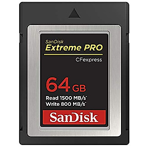 SanDisk 64GB Extreme PRO CFexpress Card Type B - SDCFE-064G-GN4NN