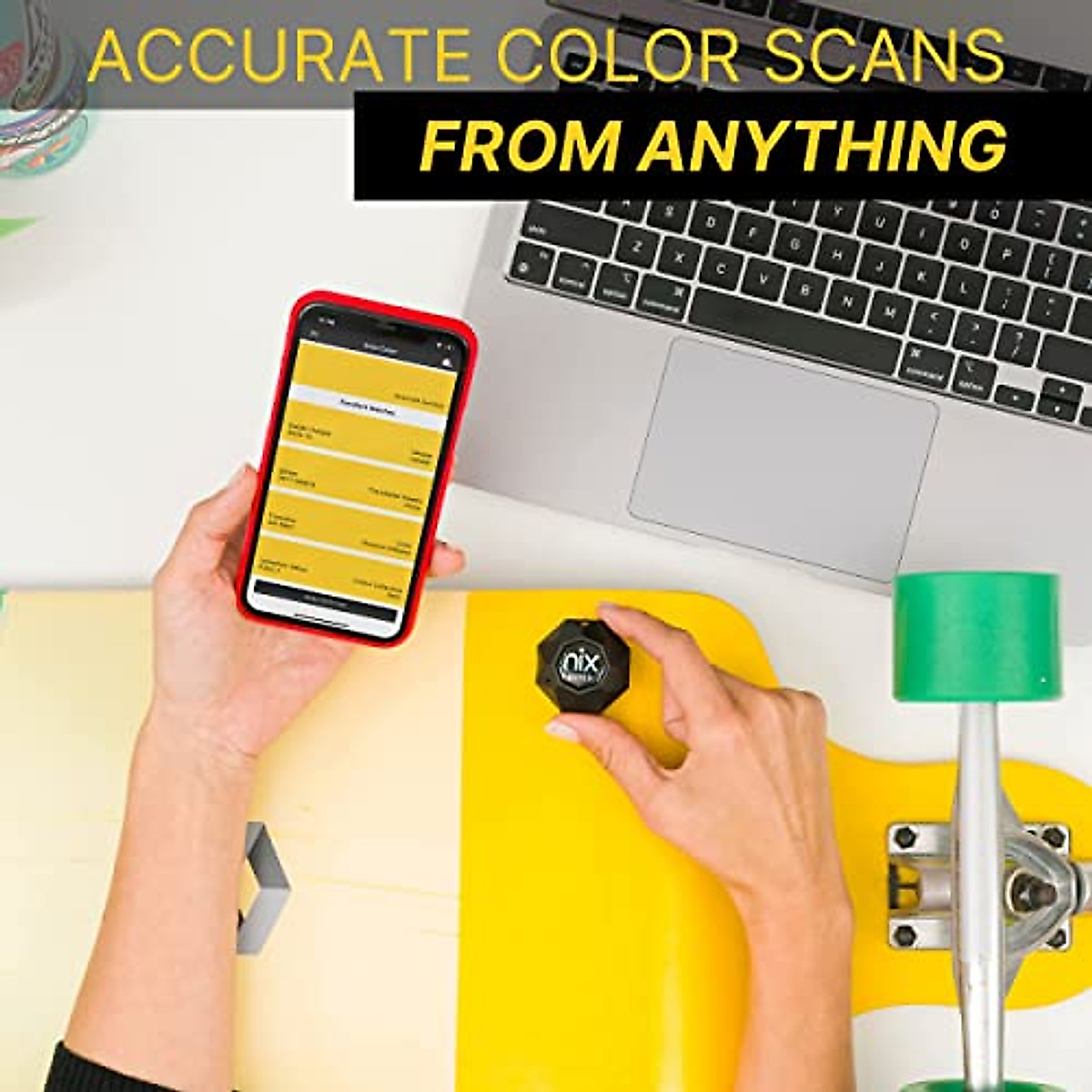 Nix Mini 2 Color Sensor Colorimeter - Portable Color Matching Tool -Identify and Match Paint and Digital Color Values Instantly