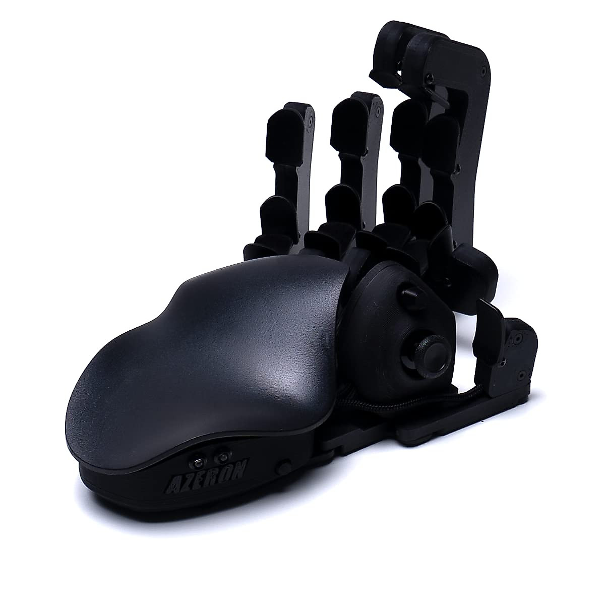 AZERON Classic Gaming keypad - Programmable Gaming Keyboard for PC & Console Gaming - Customized, 3D Printed Analog Thumbstick keypad with 26 Buttons - for Righties (Black)