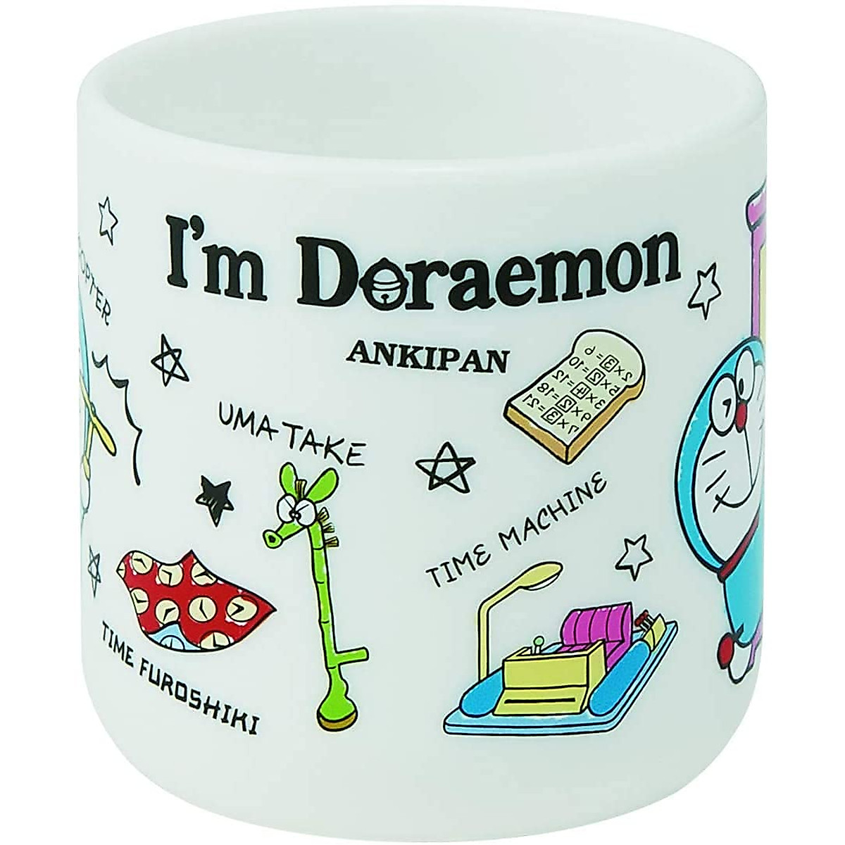 Japan Skater Toothbrush Set Cup with Stand 3-5 Years Old I'm Doraemon Secret Tool Doraemon 180ml 14.5cm KTB5 Import