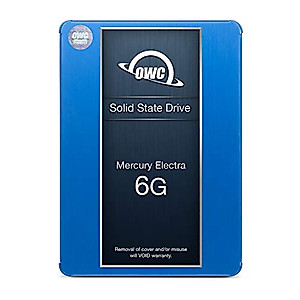 OWC 1TB SSD Upgrade Bundle for 2011 iMacs, Mercury Electra 1.0TB 6G SSD, AdaptaDrive 2.5" to 3.5" Drive Converter Bracket, in-line Digital Thermal Sensor Cable, Installation Tools, OWCKITIM11HE1TB