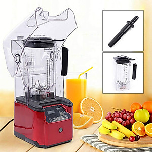 Gdrasuya10 Commercial Blender Juicer Smoothie Maker with Soundproof Cover, 2.2L Capacity, 2200W Powerful Motor, Smart Touch Screen, Wide Application
