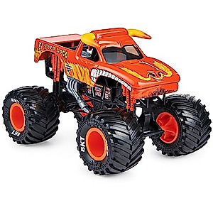 Monster Jam Official Monster Truck - El Toro Loco 1:24 Scale Die-Cast Vehicle - Chrome Rims and Tires For All Playsets - Collectible For Fans & Parties