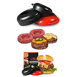 Ultimate Burger Press - 1/4lb, 1/3lb and 1/2lb Stuffed Burger Patty (3 Sizes Inside) GET More Creative