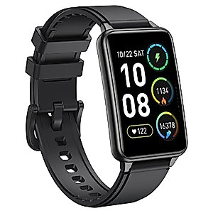 SKG Activity Fitness Tracker for Men Women with 24/7 Heat Rate, Blood Oxygen, Sleep Monitoring, Pedometer Fitness Watch with Step/Calories/Distance, Message Notification, Music Control & Shutter, V3