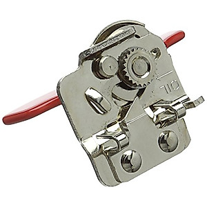 Nogent Super Kim Safety Can Opener, Made in France, Leaves No Sharp Edges, Small, Red