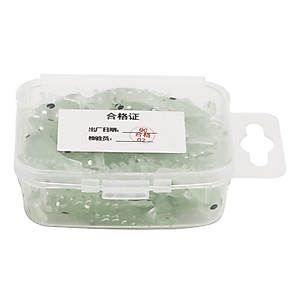 VBESTLIFE Soft Plastic Fishing Lures, 50Pcs 3cm Luminous Fishing Lures Silicone Soft Shrimp Simulation Lure Bait Fishing Tackle for Saltwater Freshwater