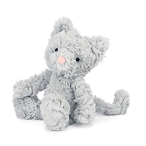 Jellycat Squiggle Kitty Stuffed Animal, Small, 9 inches