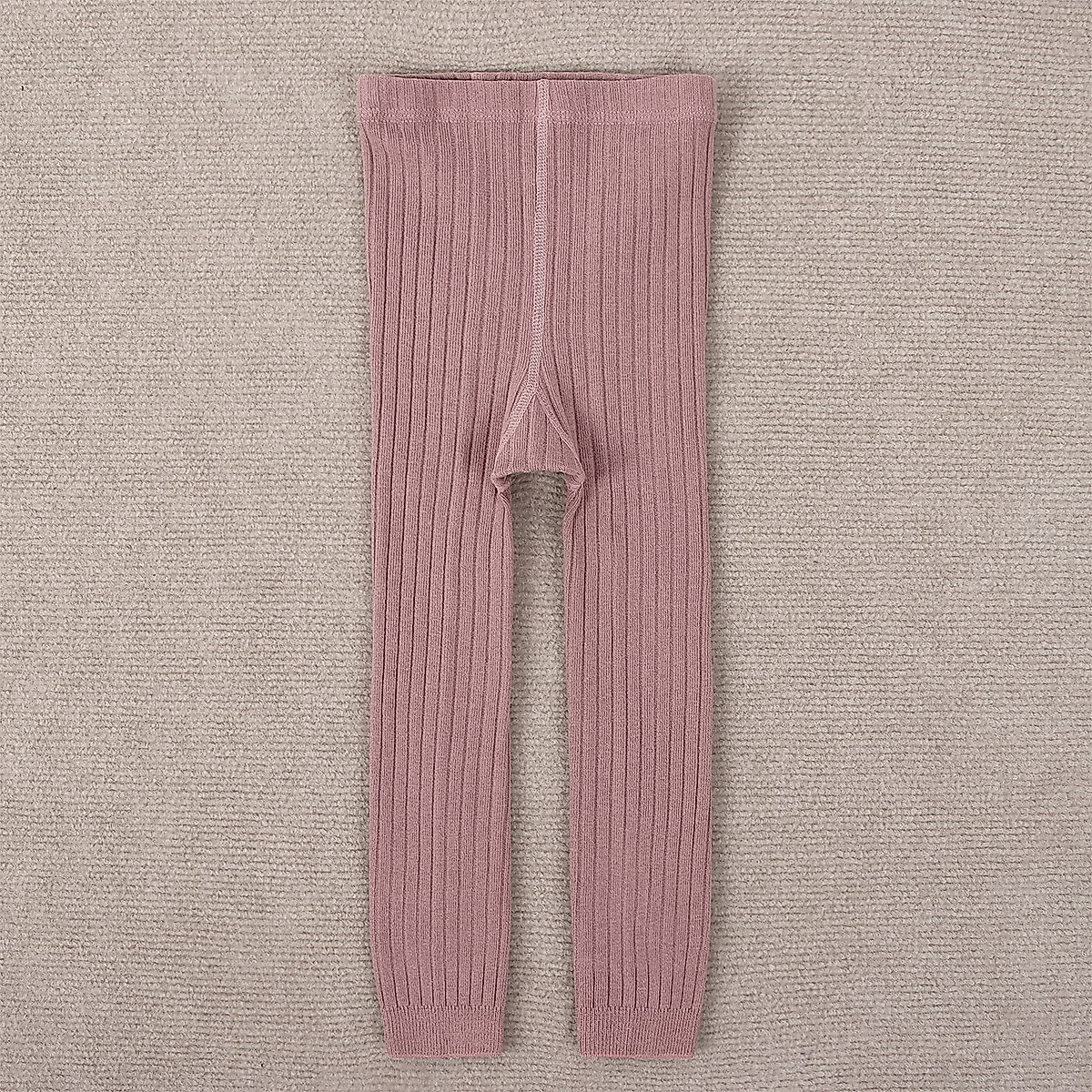 Toddler Baby Basic Ribbed Sweater Leggings Infant Kids Footless Tights Little Girls Dress Bottom Top Pants(5 Pieces, 3-5 Years)