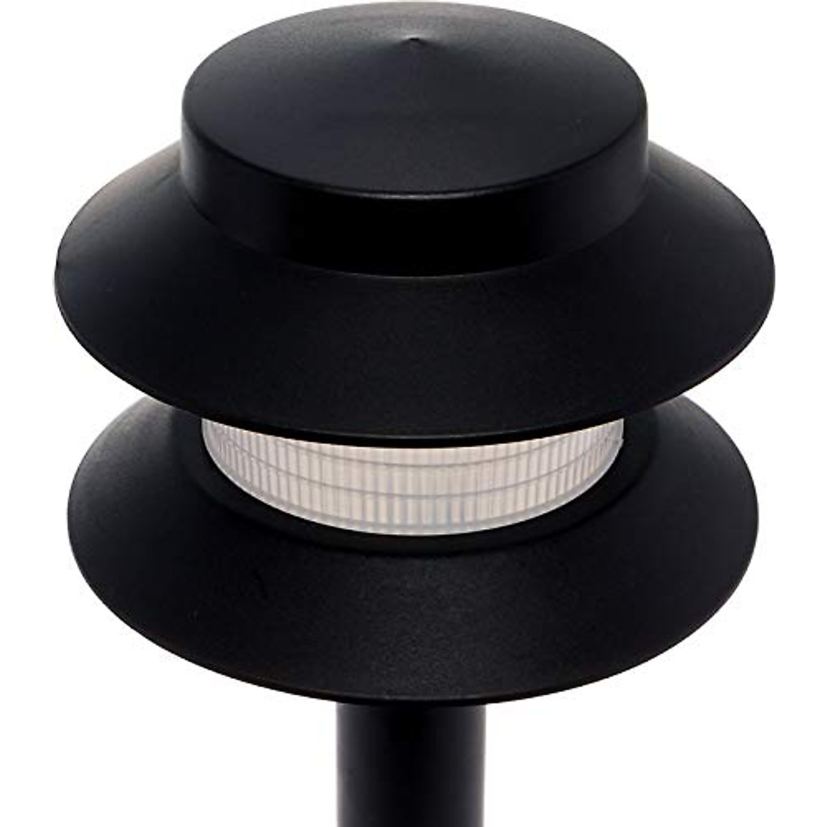 Paradise Plastic Path Stake Light (Black, 8 Pack)