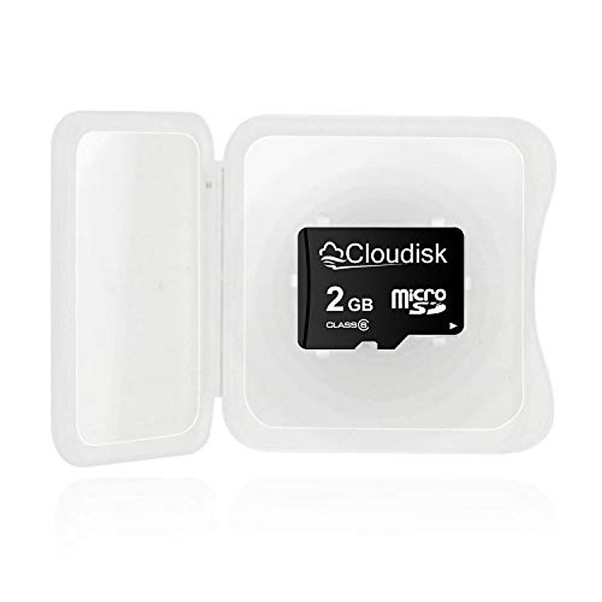 Cloudisk 2Pack Micro SD Card 2GB MicroSD Memory Card Class 6 with SD Adapter (2Pack 2GB)