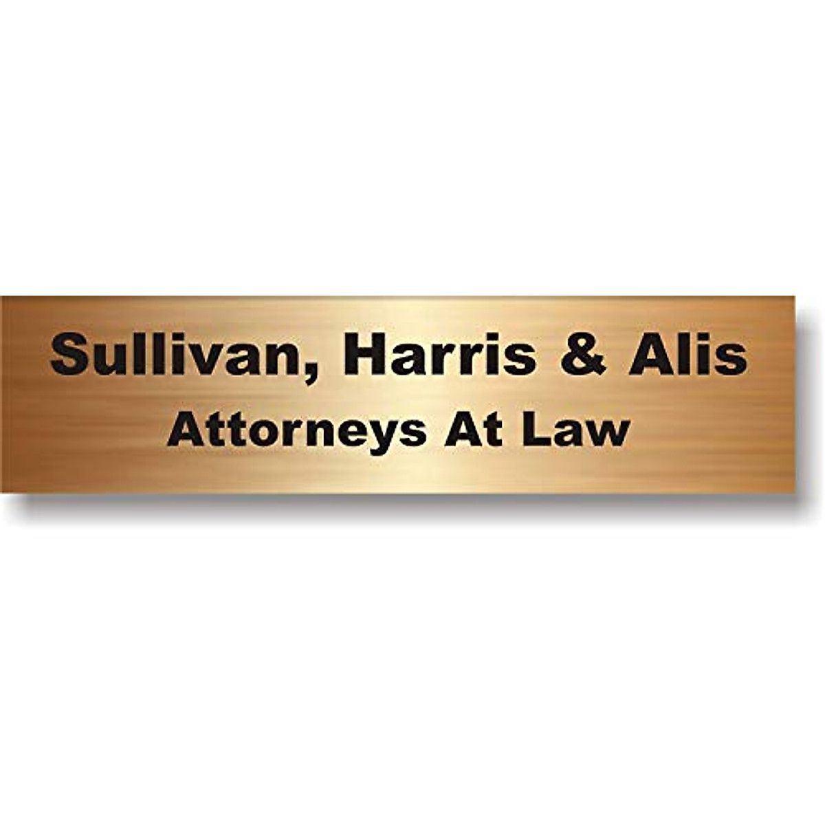 Name Plate Choose Color 2 x 8 - Laser Engraved - CUSTOMIZE. Available in a variety of colors and fonts to match your style. Add a holder / bracket for a professional look.
