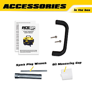 Aceup Energy 1,000W Gas-Powered Generator, Portable Generator Camping Ultralight, EPA & CARB Compliant