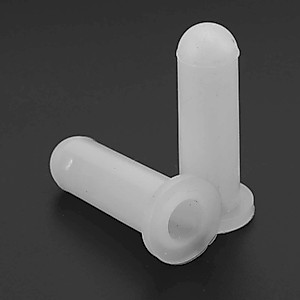 10pcs Lamb Feeding Nipple, Goats Sheep Cow Milk Bottle Bucket Nipple Replacement Soft Gel Pacifier