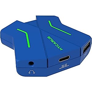 HYCARUS Keyboard and Mouse Adapter for Switch/Xbox One/PS4/PS3, PS4 Keyboard Adapter & Xbox Keyboard Adapter. Perfect for Games Such as FPS, TPS, RTS, etc.