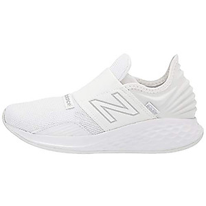 New Balance Fresh Foam Roav V1 Bungee Running Shoe, Nb White/Light Aluminum, 3 US Unisex Little Kid