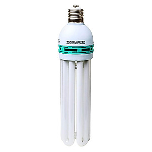 SunBlaster SL0900163 Full Spectrum CFL 6400K Self Ballasted Light Bulb for Indoor Grow Lamp and Hydroponic Systems with Mogul Socket, 125 Watts