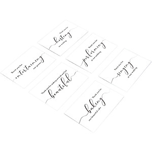 Spercy 18 Wedding Vendor Thank You Cads, Card for Wedding Photographer, Wedding Planner Card, Card For Florist, Band, Officiant, Hair Stylist