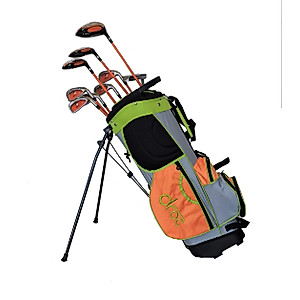 Droc - Dimond Series 9 Pieces Golf Club Set and Golf Bag Age 9-12 Boys Right Handed