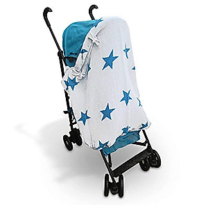 Stroller Clips to Hook Muslin Sun Shade to Canopy, Car Seat Cover Clip, Nursing Cover, Pram Toy Holder, Blanket Clamp - Best Baby Shower Registry Gift - Buggy Accessory