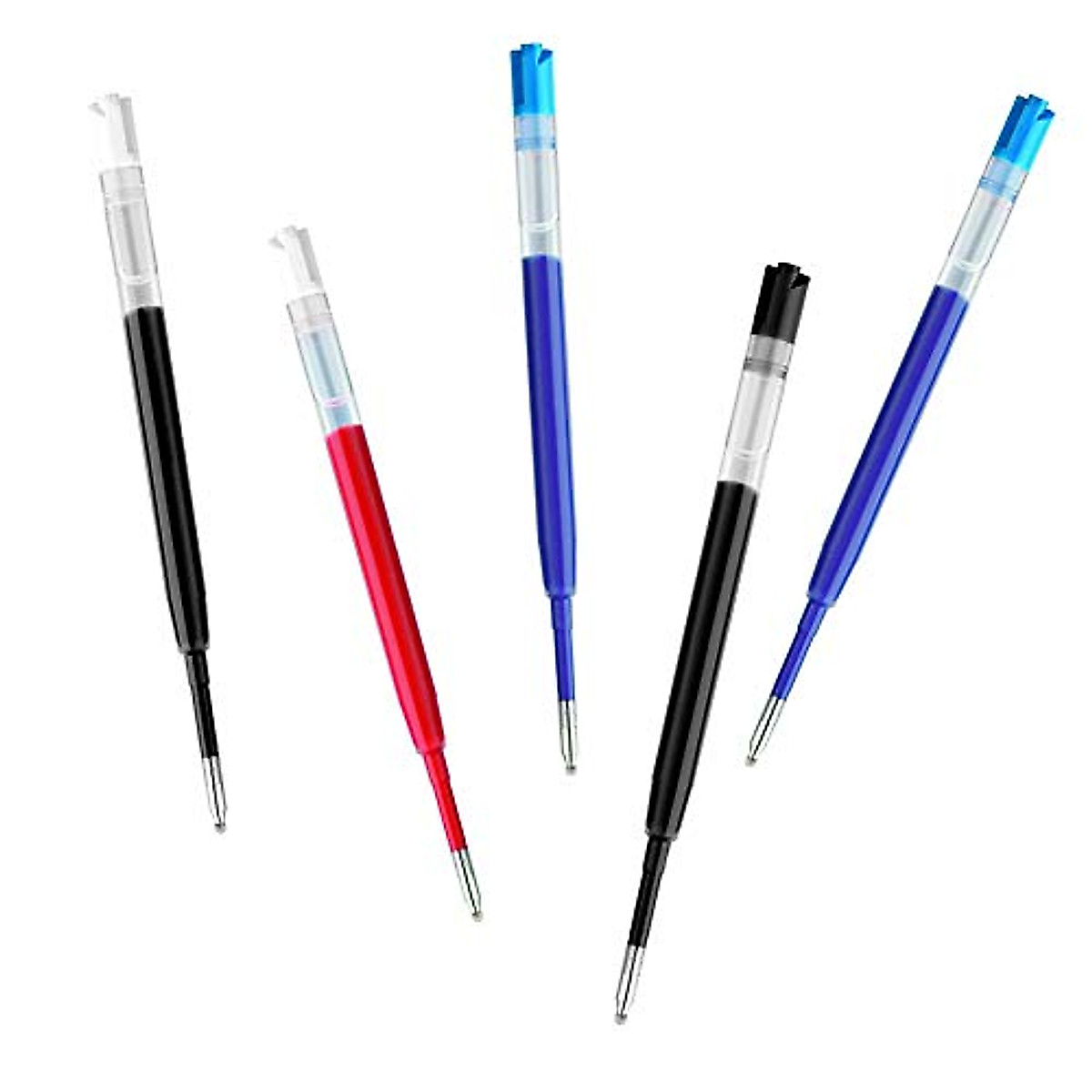 DunBong G2 Gel Ink Pen Refills, for Retractable Gel Pens, 0.5mm Fine Point, Pack of 5 (Black)