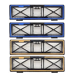 SNEEKE Vacuum Cleaner Parts Filters 945-0379 Cleaning Tool Fittings Kits Set ，Compatible for Neato D10 D75 D85 70E D85