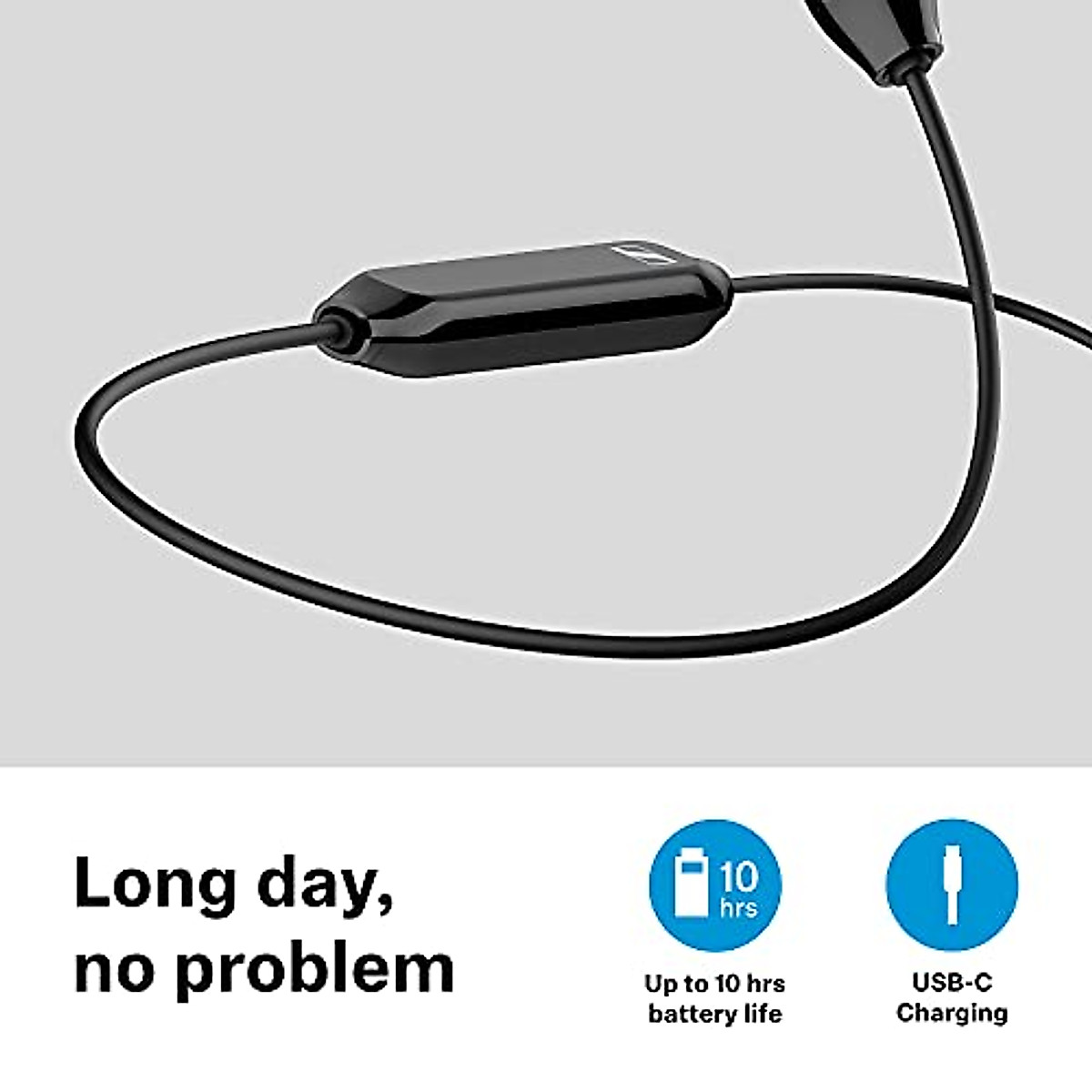 Sennheiser CX 350BT Bluetooth 5.0 Wireless Headphone - 10-hour Battery Life, USB-C Fast Charging, Virtual Assistant Button, Two Device Connectivity - White (CX 350BT White)