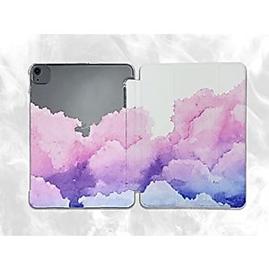 Cute Landscape Pink Clouds case Compatible with iPad Mini Air Pro 7.9 8.3 9.7 10.2 10.9 11 12.9 inch Pattern Cover New 2022 2021 Trifold Stand 3 4 5 6 7 8 9 Generation 493 (10.2" 7/8/9 gen)