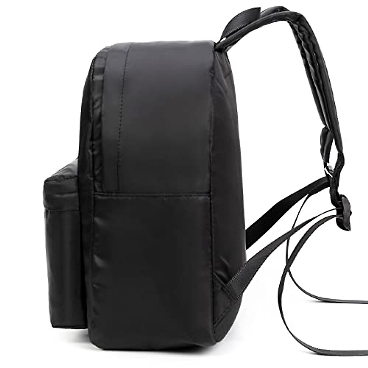 Veious Mini Backpack Purse for Women or Girls Lightweight Small Daypack Backpacks (Black)