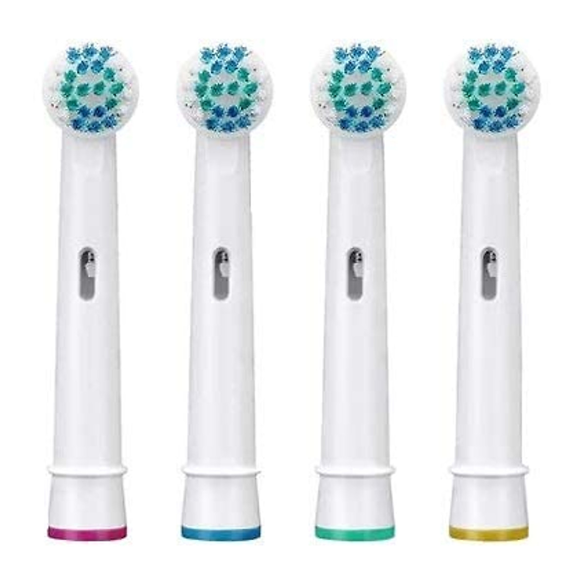 Brush Heads Compatible with Oral-B Braun Electric Toothbrush, Replacement Heads for Vitality, Genius, Pro 1000