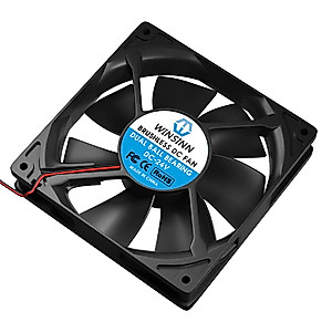 WINSINN 120mm Fan 24V Dual Ball Bearing Brushless 12025 120x25mm for Cooling PC Computer Case CPU Coolers Radiators - 2Pin