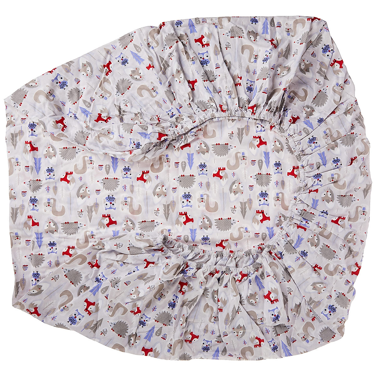 Trend Lab Winter Forest Deluxe Flannel Fitted Crib Sheet