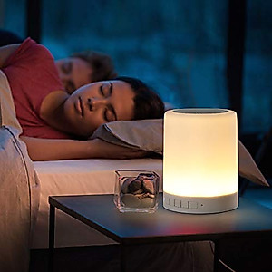 KPR Night Light Bluetooth Speaker, Portable Wireless Bluetooth Speakers, Touch Control Bedside Table Light, Outdoor Speakers Bluetooth, Best Gifts for Girl, Boy, Baby