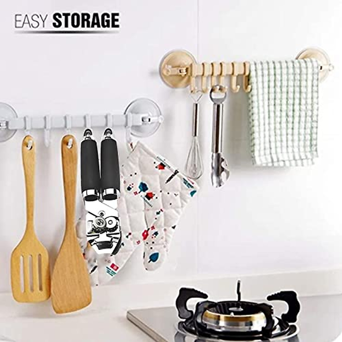 Can Opener Manual Handheld Powerful Can Opener, non-slip grip，Multifunctional stainless steel can opener,Ergonomic and easy to us（8.3 inch）