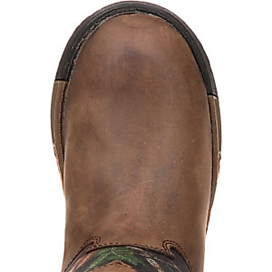 ROCKY Kids' Aztec Wellington Boot, Mossy Oak Break Up Infinity, Size 4(M)
