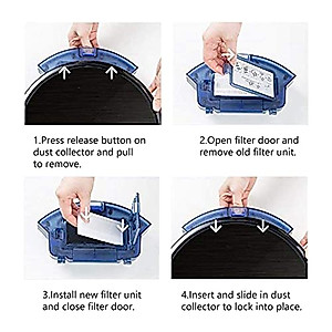 DErron Accessories Kit Compatible with Eufy Robovac 11S, Robovac 30, Robovac 30C, Robovac 15C, Accessory Robotic Vacuum 8X Cleaner Fi