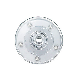 LC LICTOP Lazy Susan Hardware Rotating Turntable Bearing Round Swivel Plate 75mm/2.95" Transparent Turntable Organizer Acrylic for Spice Rack Table Cake Kitchen Pantry Decorating 4pcs