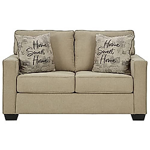 Signature Design by Ashley Lucina Loveseat, 60"W x 40"D x 38"H, Beige