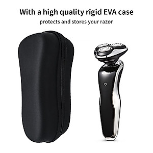 WuYan Hard EVA Travel Case for Philips,compatible with Braun Men's Electric Shaver Hard Case Carrying Travel Bag Electric Shaver Trimmer Case