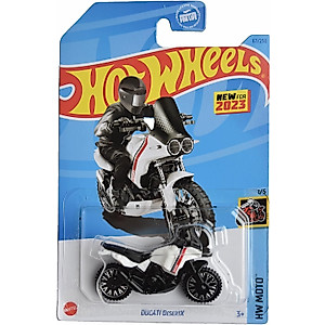 Hot Wheels Ducati DesertX, HW Moto 1/5 [White/Black] 67/250