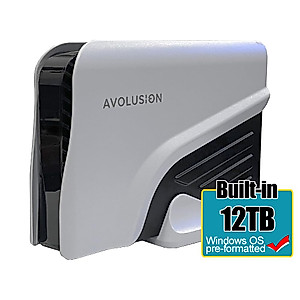 Avolusion PRO-Z Series 12TB USB 3.0 External Hard Drive for WindowsOS Desktop PC/Laptop (White)