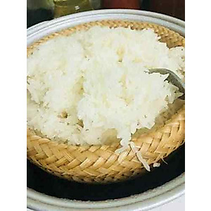 YANEE sticky rice cooker steamer bamboo basket with lid dumpling steam steaming food baskets cooker vegetable dumpling steam use with insert electric rice cooker pot size 6 inch
