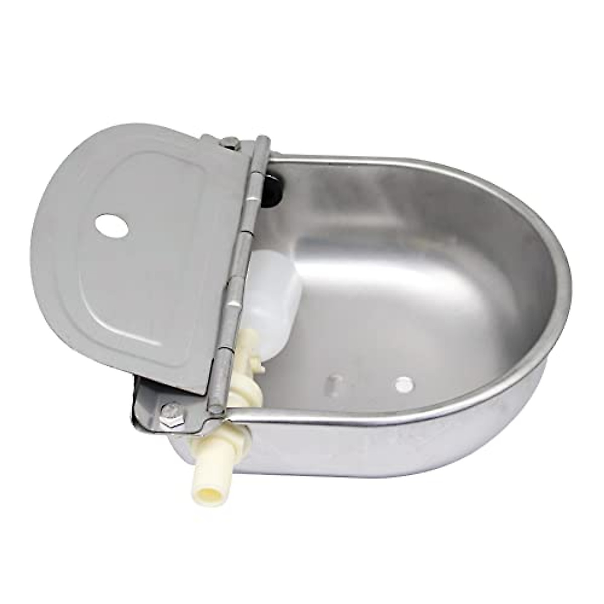 MODUODUO Automatic Waterer Horse Dog Water Bowl Kit Cattle Trough Livestock Pet Auto Watering Dispenser with Drainage Hole