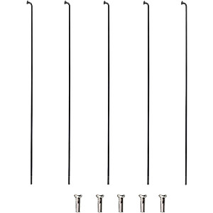 Bicycle Spokes Stainless Steel Bike Spokes with Nipples for Mountain Bikes Road Bikes 18PCS (Silver 282mm)