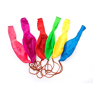 Giraffe - Easter Basket Stuffer - Neon Punch Balloons - (30 Count) I Punch Balloons Party Favors for Kids I Heavy Duty Punching Balloons with Rubber Bands I Punching Balloons for Kids I Birthday Party