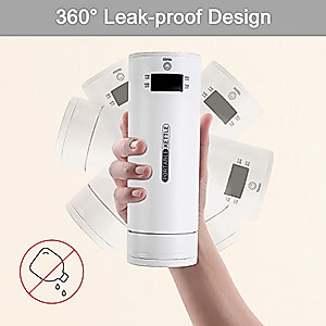 Travel Kettle,Portable Kettle Travel Electric Kettle Electric Coffee Kettle Portable Water Boiler with 4 Variable Presets 316 Stainless Steel Suitable for Milk Coffee Water and Tea(500ML)